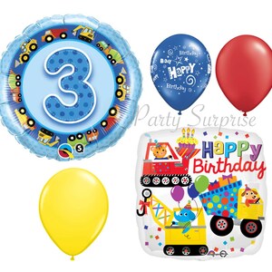 3 Years Old Birthday Balloons, I Am 3 Today 3rd Birthday Party ...
