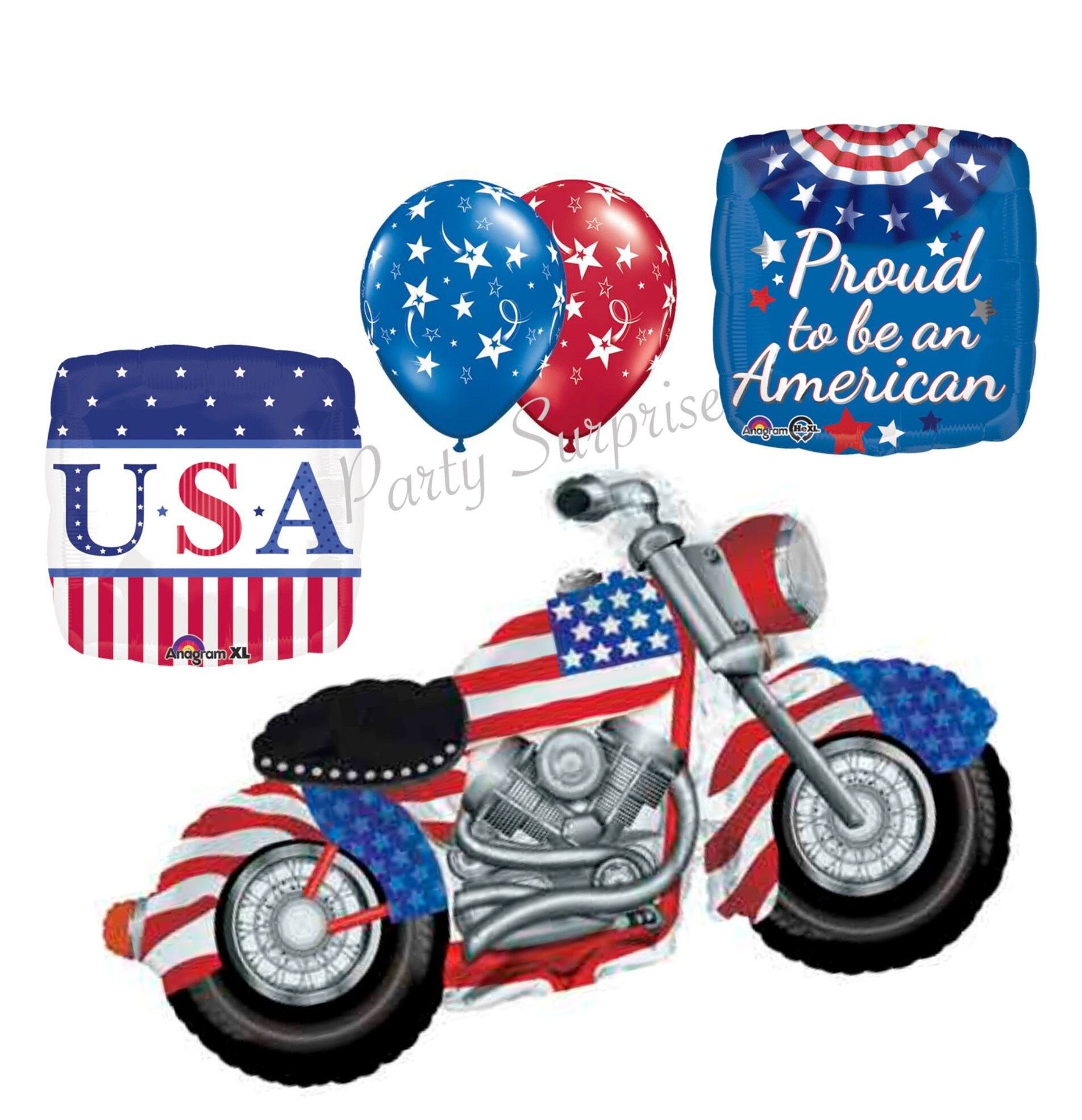 Republican Elephant Balloons: Patriotic USA Election Party Decorations ...