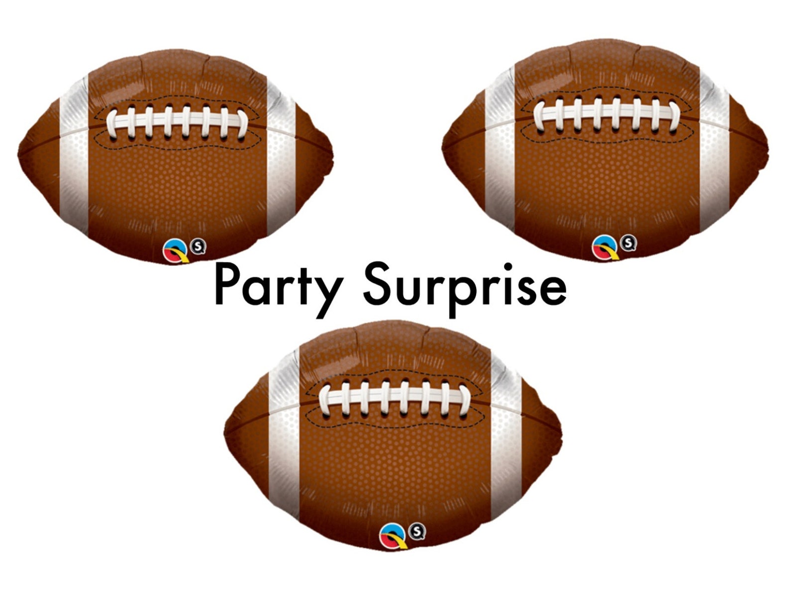 Football Balloons 5 Mylar Foot Ball Party Balloons Party - Etsy