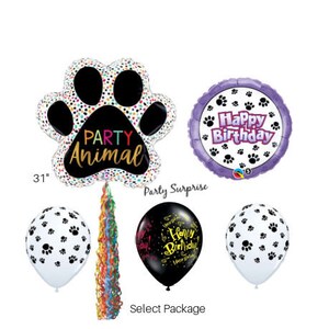 Paw Print Favor Boxes Kraft Dog Cat Animal Pawprint Cookie Treat Candy ...