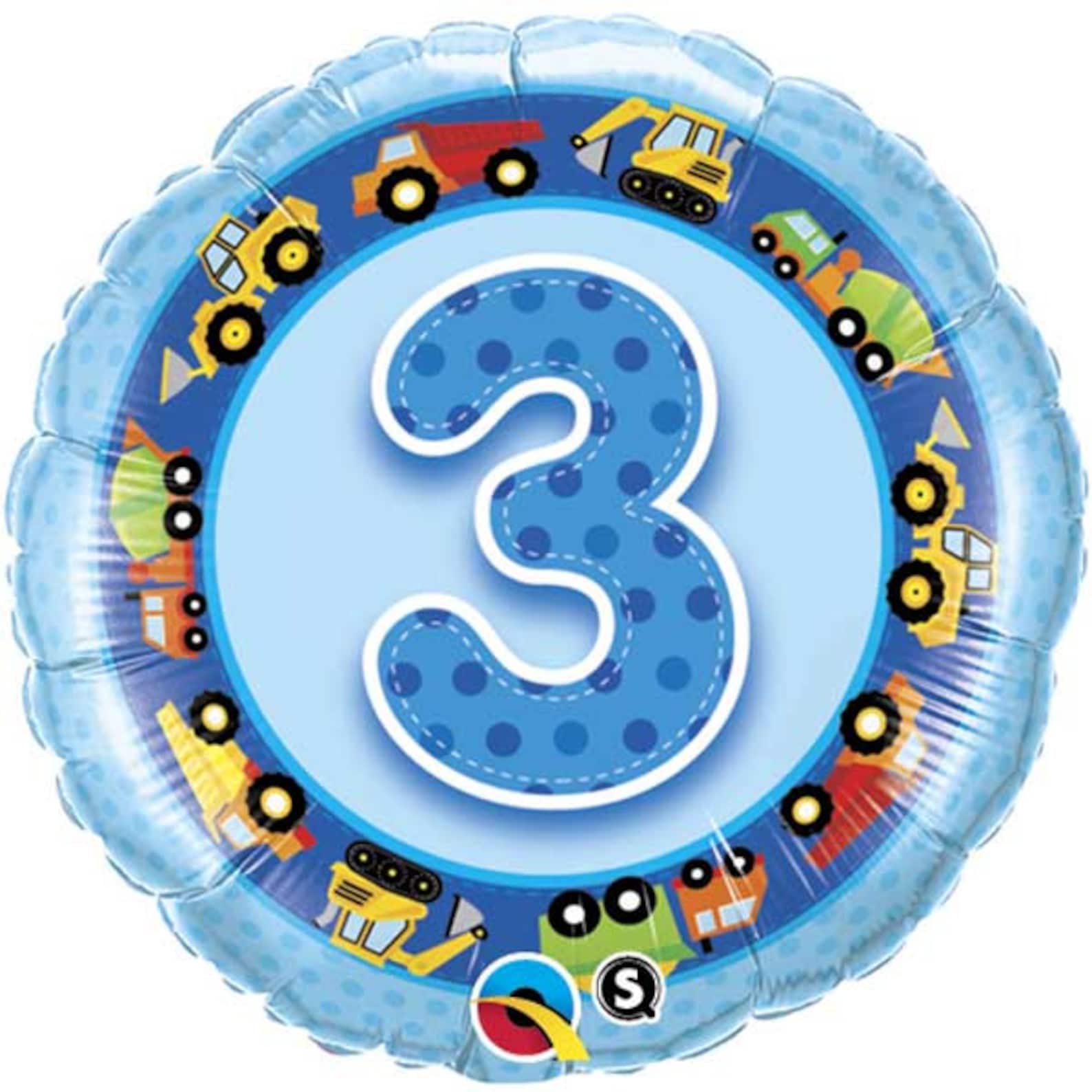 3rd Birthday Boy Balloons Construction Birthday Boy Party - Etsy