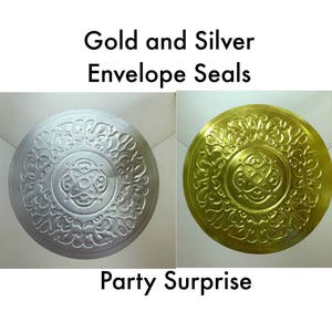 Silver Seals, Envelope Seals, Wedding Seals, Invitation Seals,gift Wrap ...