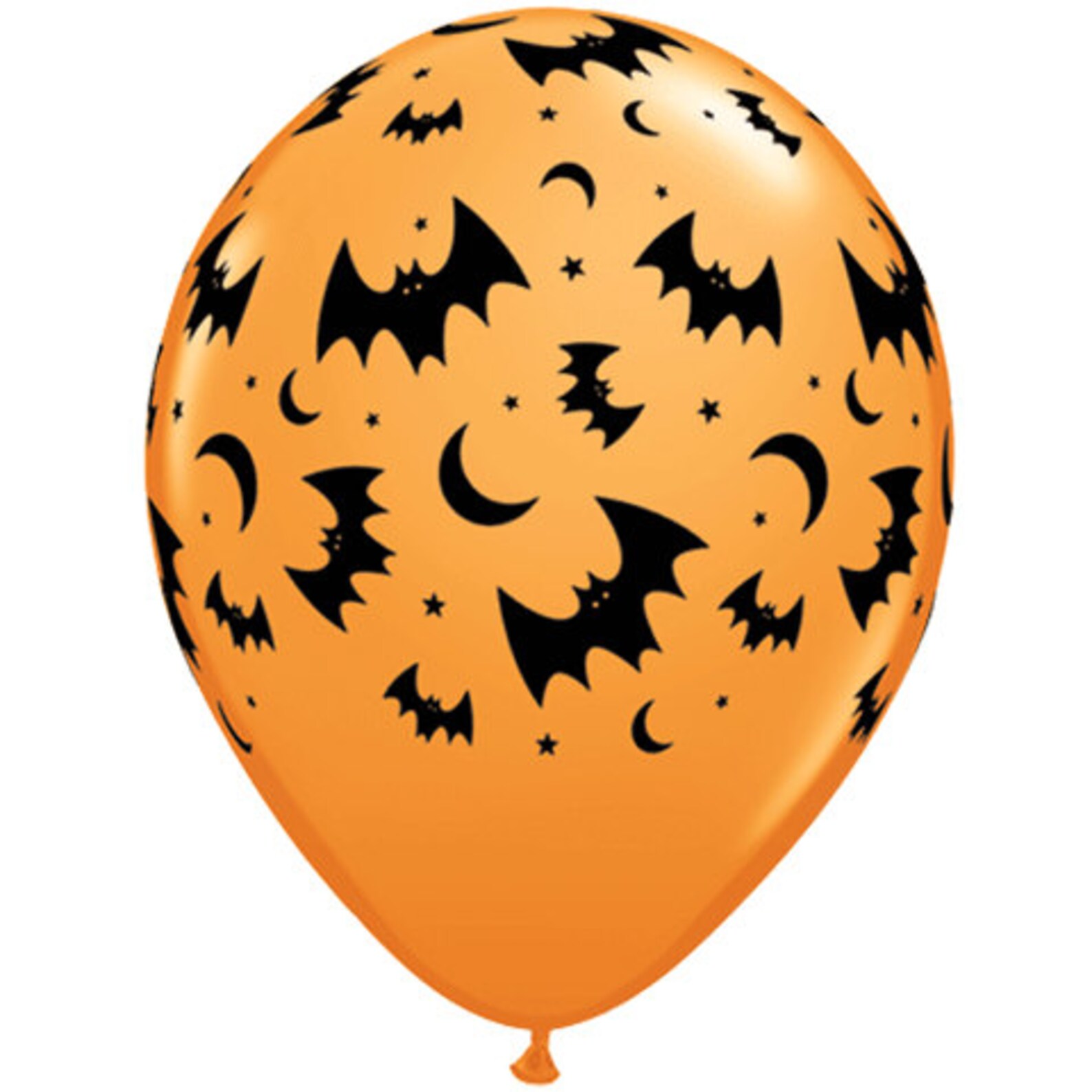 Halloween Balloons Gold BOO Balloons Bats Moons Black Orange | Etsy