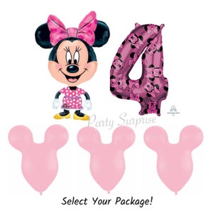4th Birthday Balloons 4 Year Old Birthday Party Balloons Kid Birthday ...