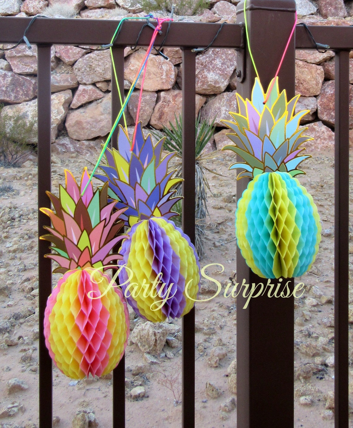Pineapple Centerpiece Pineapple Party Tableware Decorations - Etsy