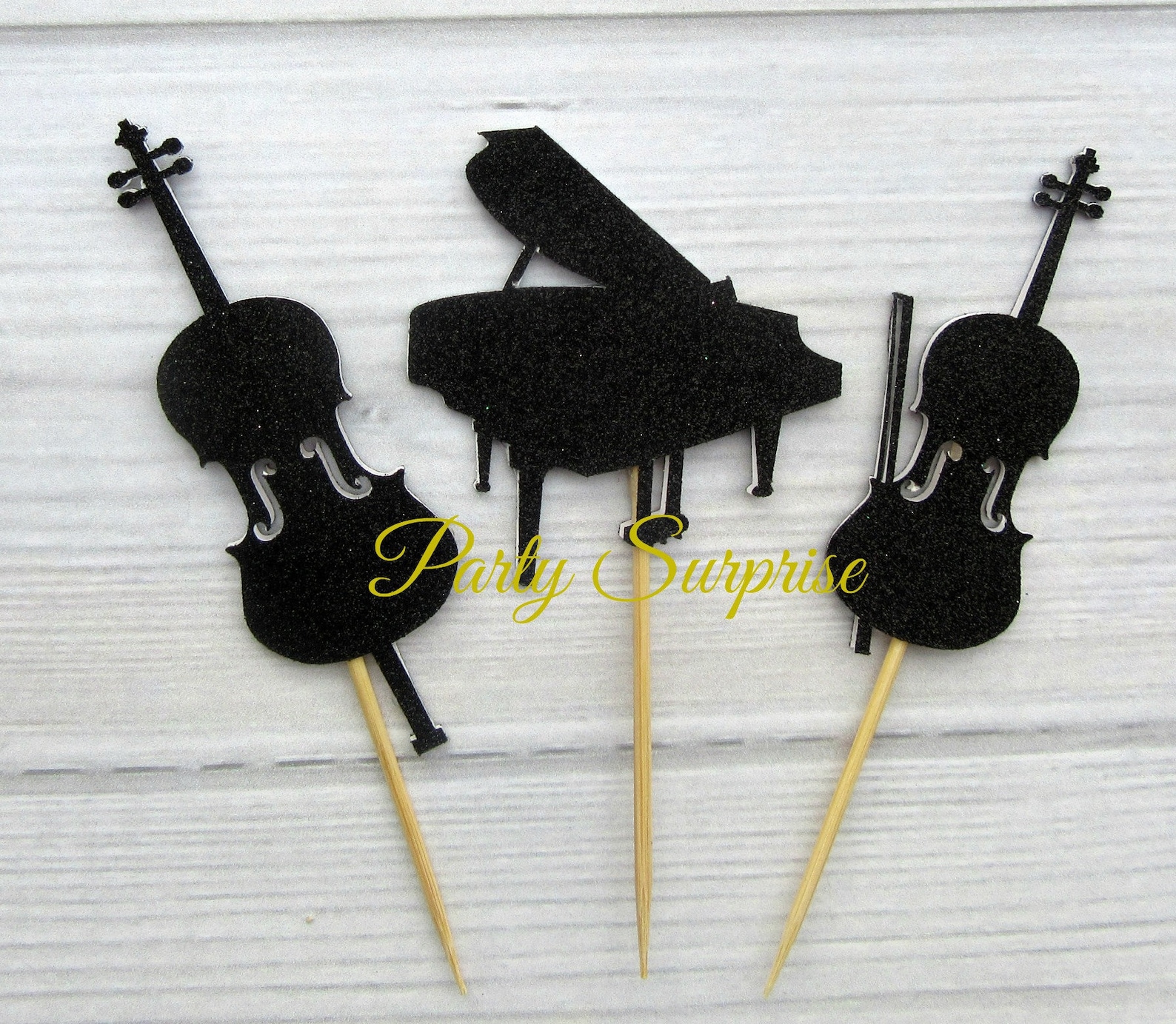 Music Note Balloons: Eighth Note, Bass Clef, Black Agate - Made in USA ...