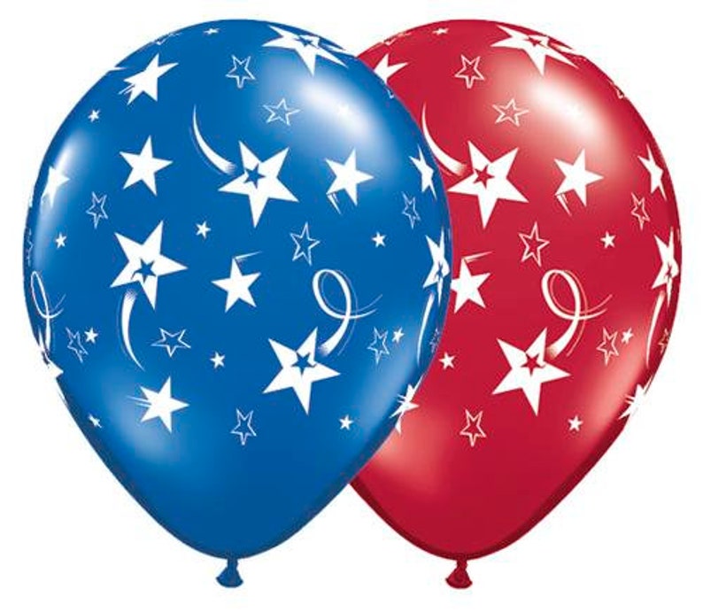 Patriotic Balloon Package American Eagle 36" Mylar Foil 4th of July ...