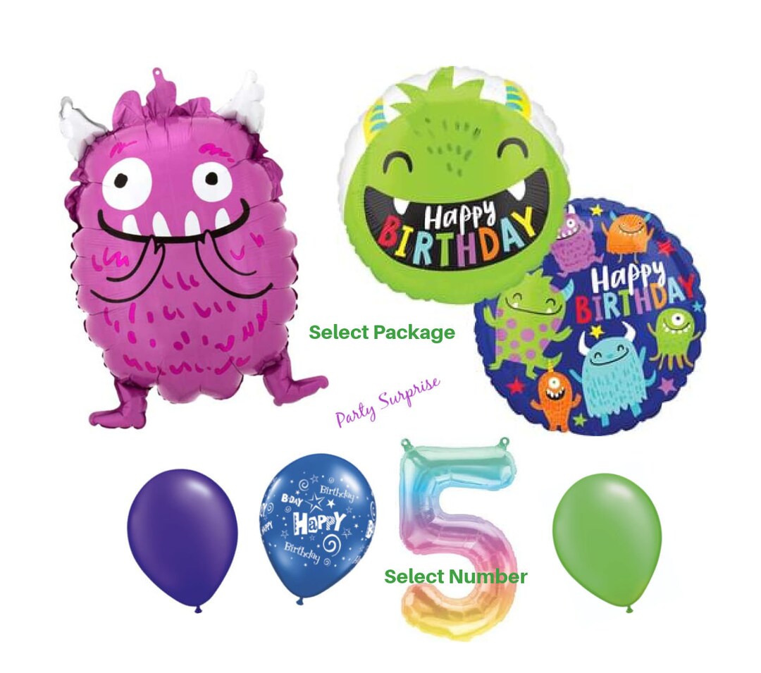 Monsters Bubble Balloon Monsters Univ Balloon Pkg Mylar Latex Kids ...
