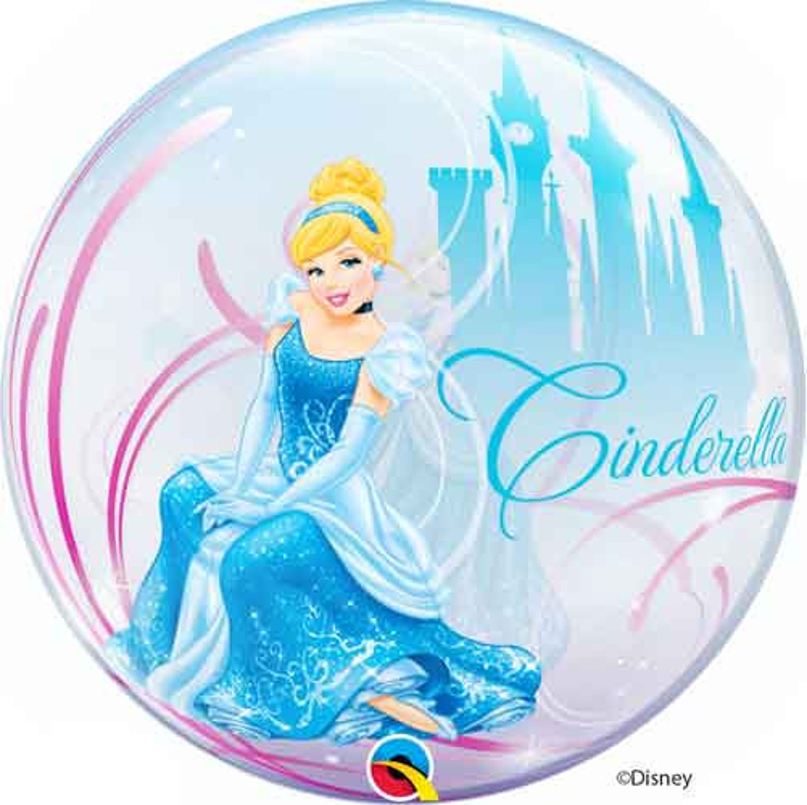 Cinderella Balloons 22 Bubble Balloon Package Girl | Etsy