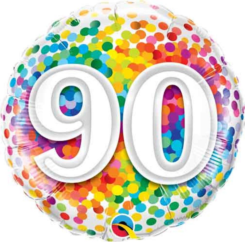 90th Birthday Balloon Package 90th Balloon 90th Birthday 90 - Etsy
