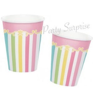 Carousel Cups Pastel Hot and Cold Cups Carousel Party Girl Birthday ...