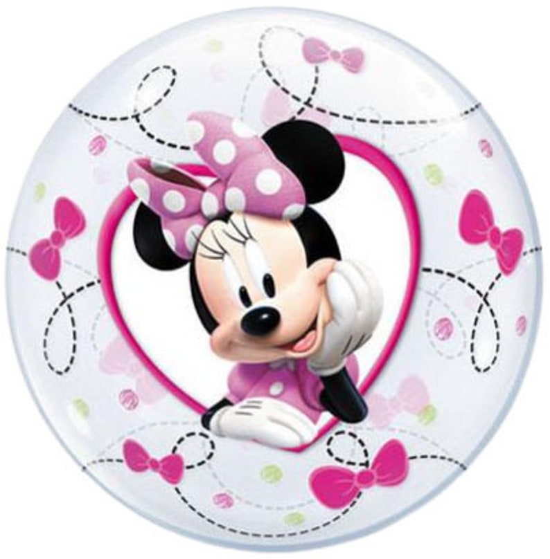 10 Minnie Bubble Balloons 12' Minnie Mouse Baby Showergender Reveal ...