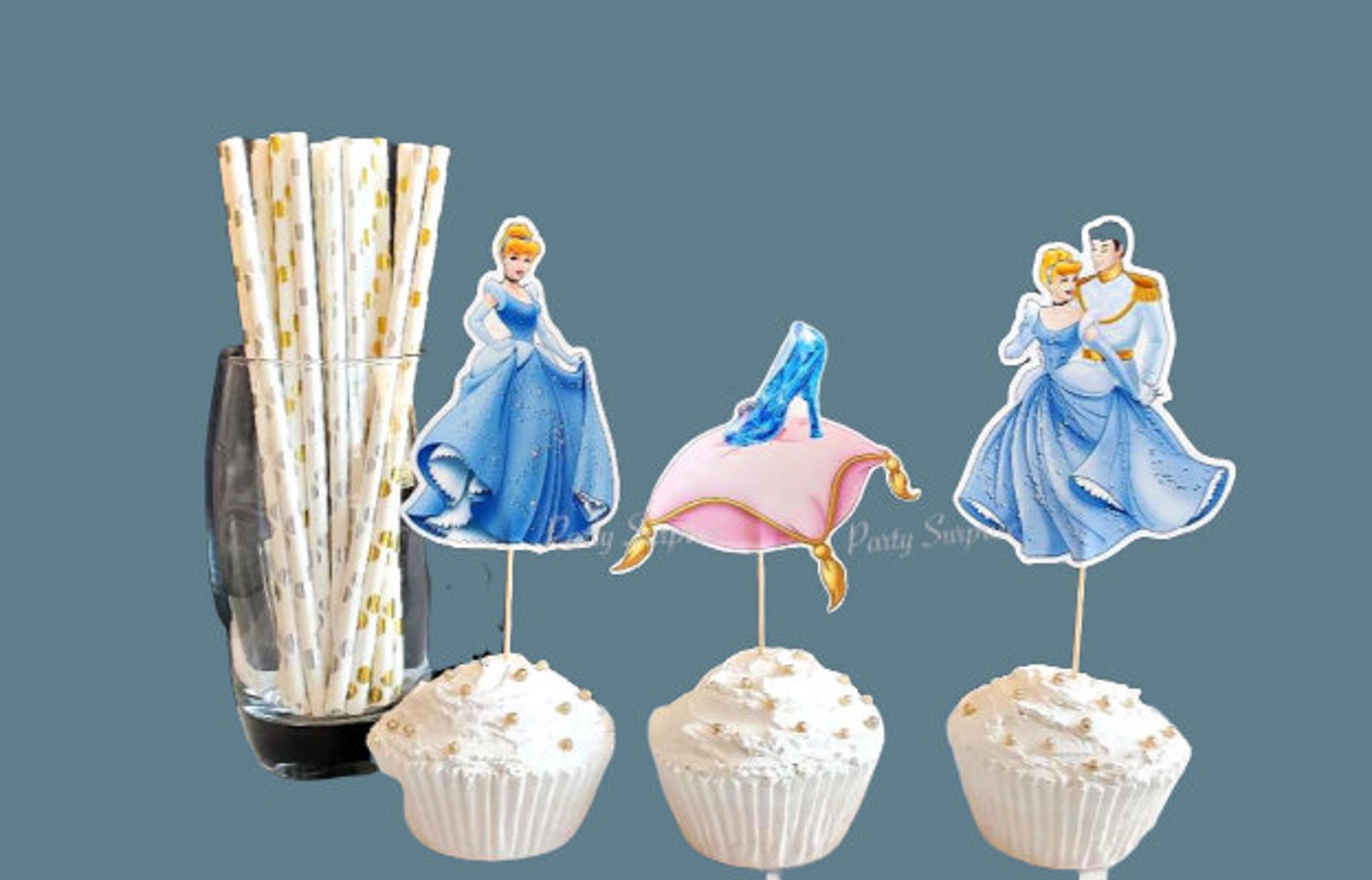 Cinderella Balloons Bouquet Cinderella Princess Birthday Party - Etsy