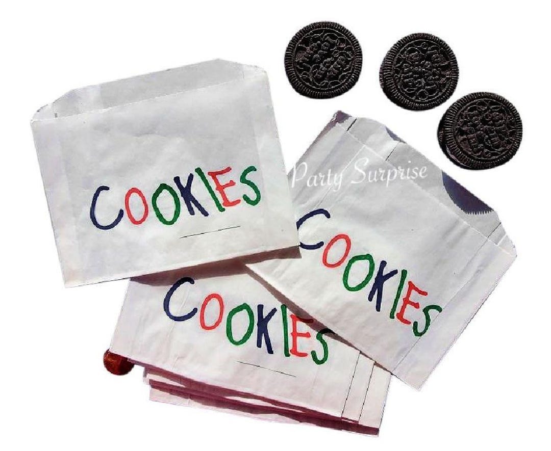 Cookie Bags, Kids Cookie Bags, Sesame Street Party Bags, Bakery Bags ...