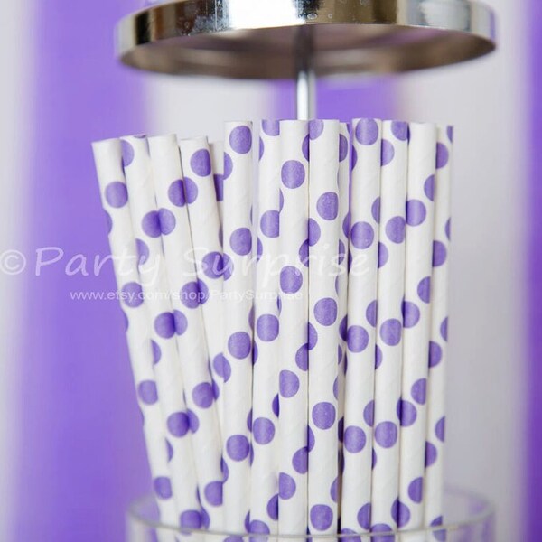 Purple Straws - Etsy