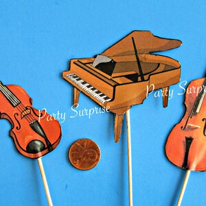 Trombone Instrument Cupcake Topper Custom Hand Made Brass Trombone ...