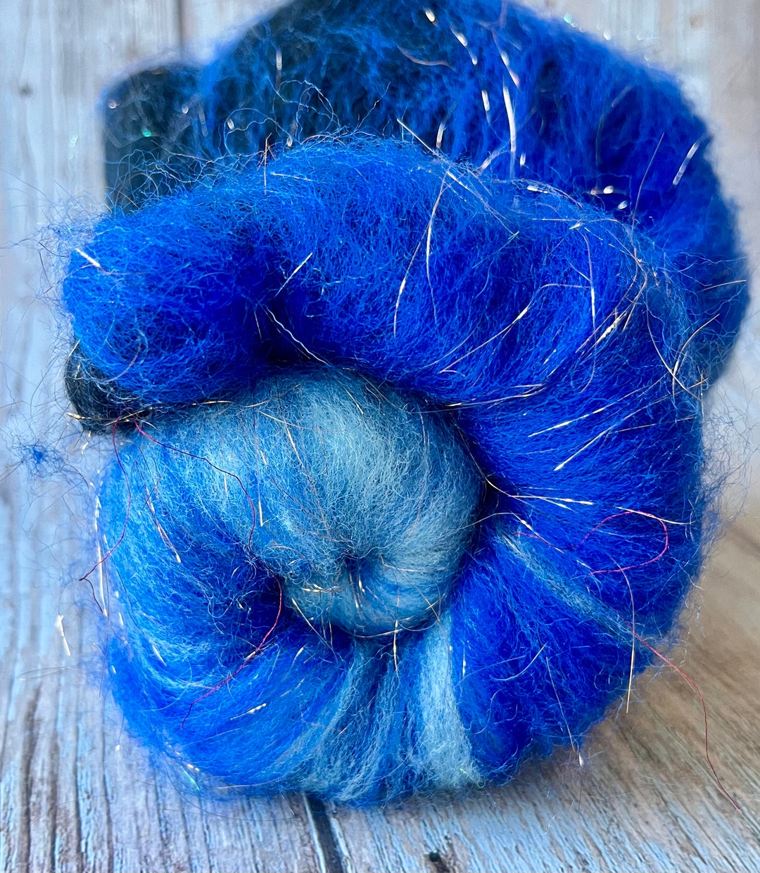 Blue Morpho Butterfly Fiber Batt - Etsy
