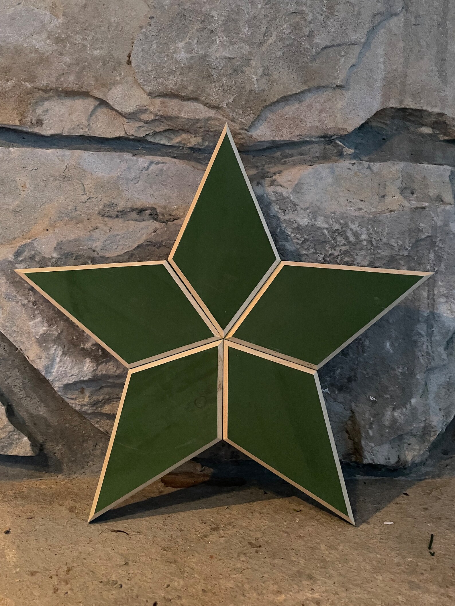 Wooden Hanging Beveled Stars - Etsy