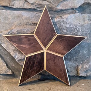 Wooden Hanging Beveled Stars - Etsy