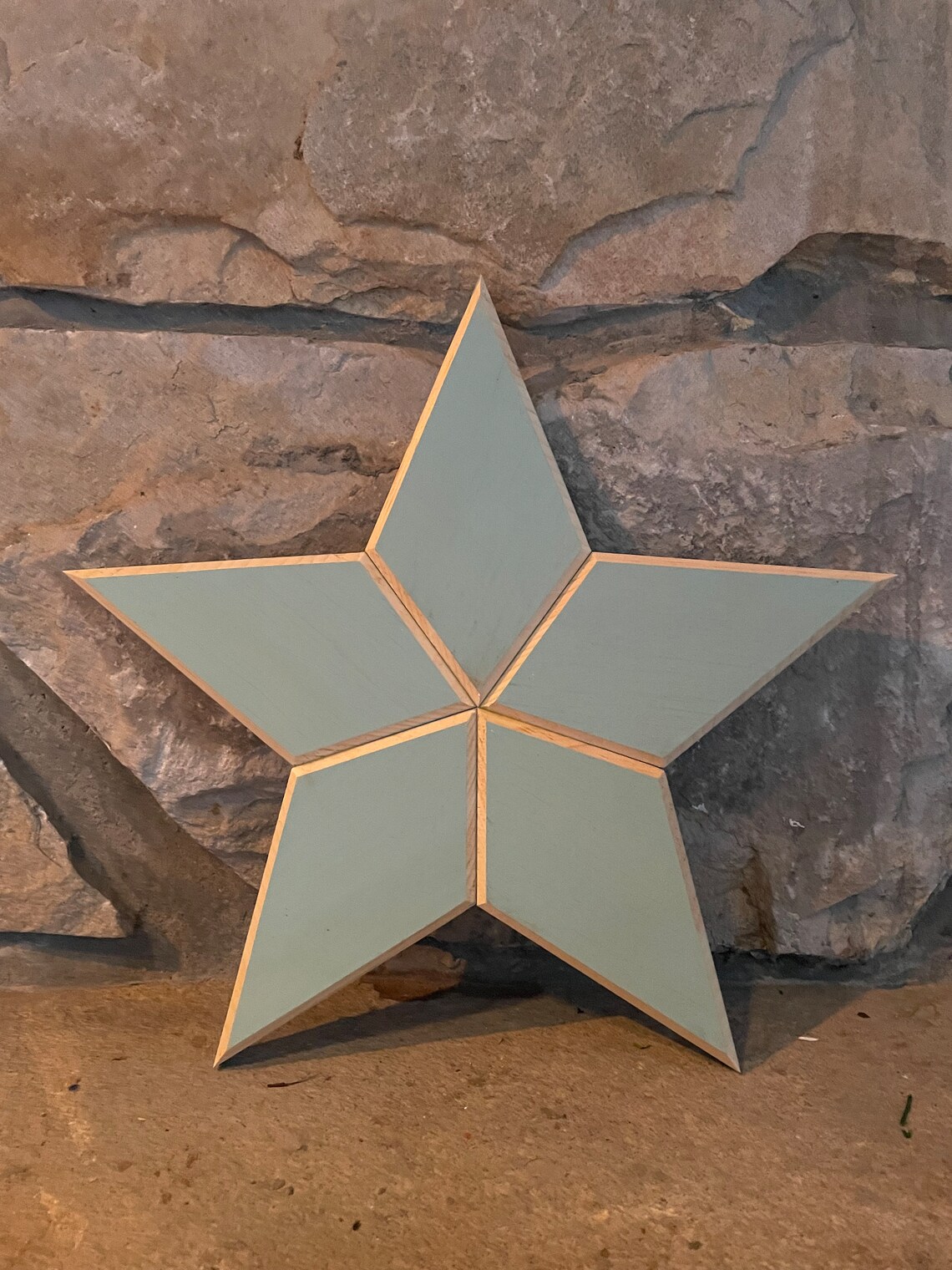 Wooden Hanging Beveled Stars - Etsy