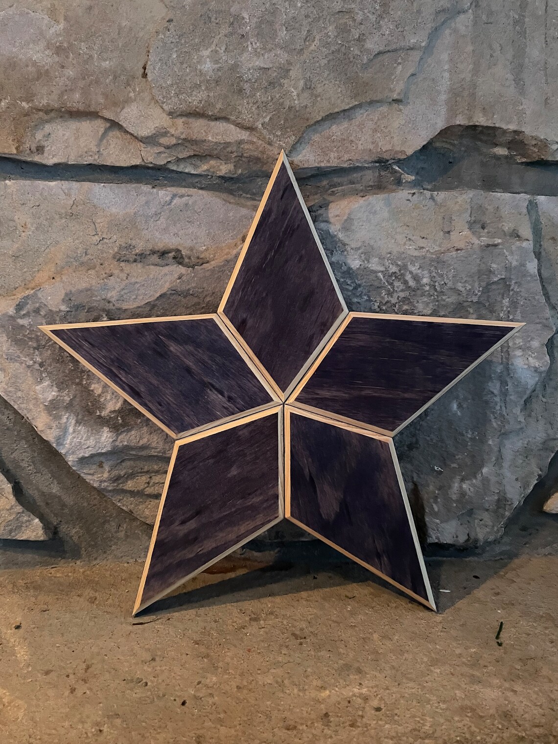Wooden Hanging Beveled Stars - Etsy