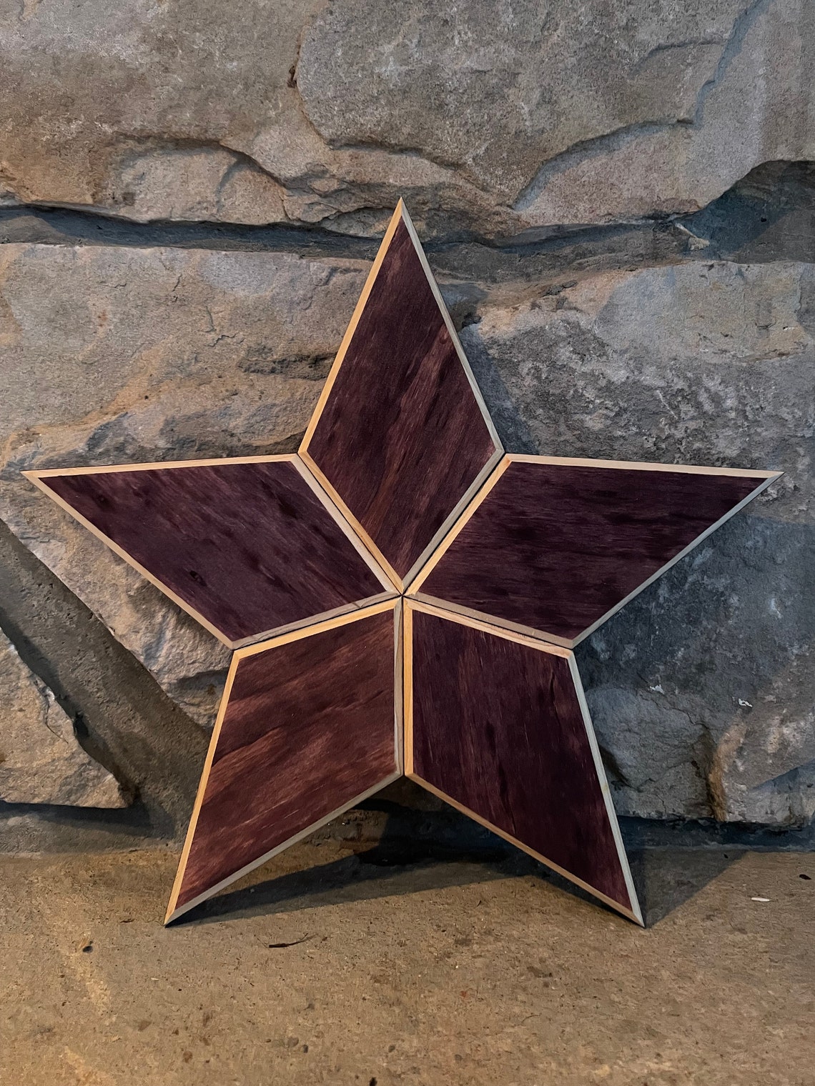 Wooden Hanging Beveled Stars - Etsy