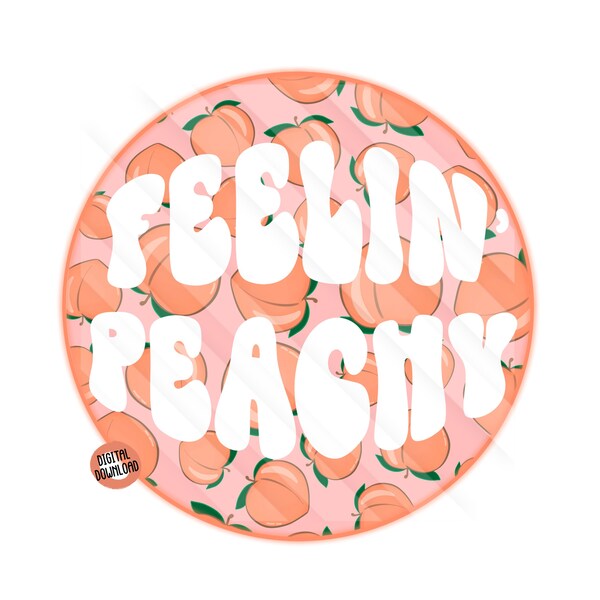 Feeling Peachy Png - Etsy