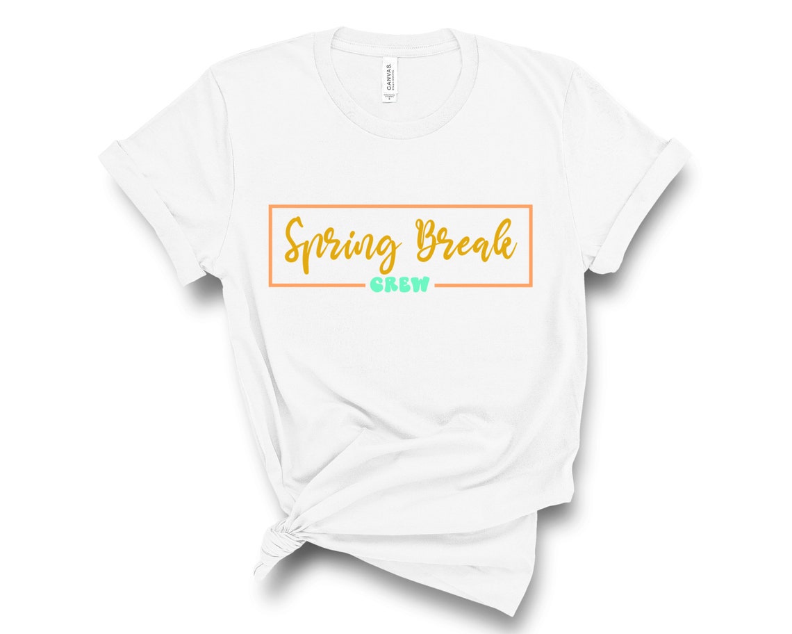 Spring Break Crew SVG Spring Break SVG Designs Spring | Etsy