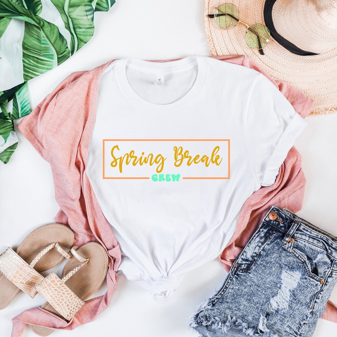 Spring Break Crew SVG Spring Break SVG Designs Spring Break PNG Spring ...