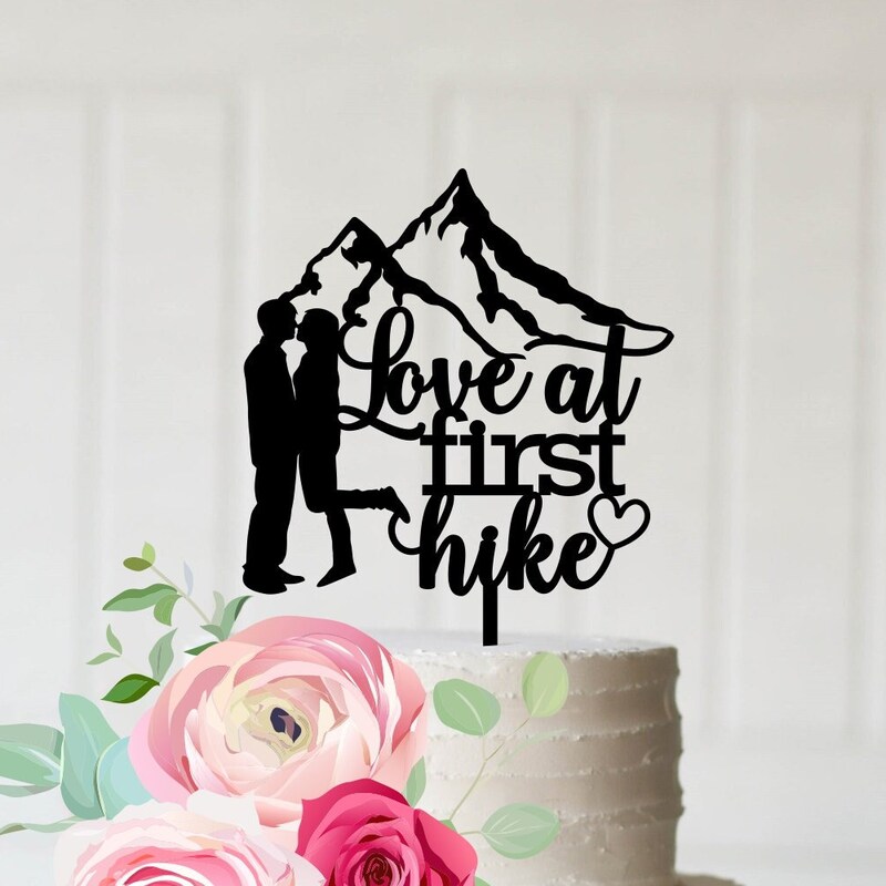 Mountain Cake Topper - Etsy