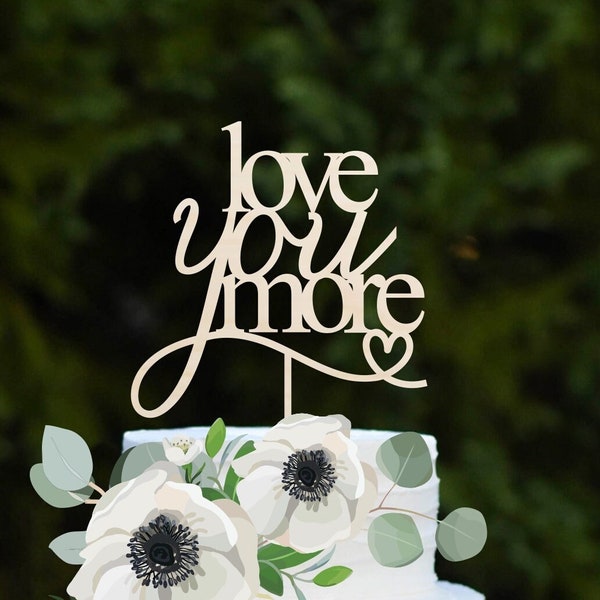 Love Cake Topper - Etsy