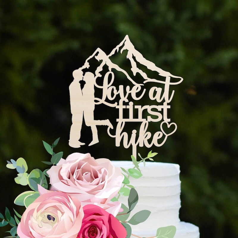 Mountain Cake Topper - Etsy