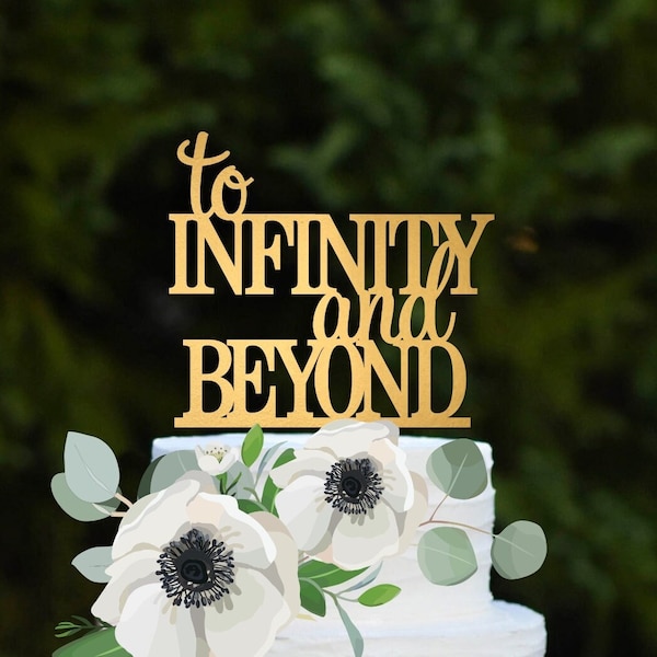 Infinity Cake Topper - Etsy