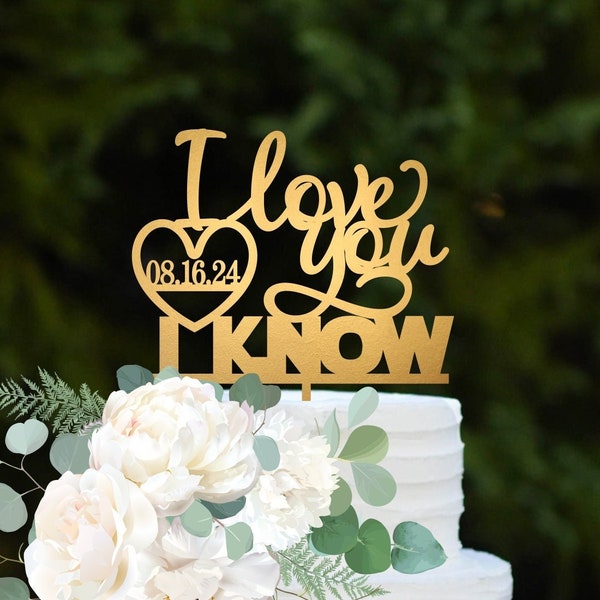 I Love You I Know - Etsy
