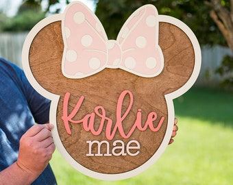 Mickey mouse sign | Etsy