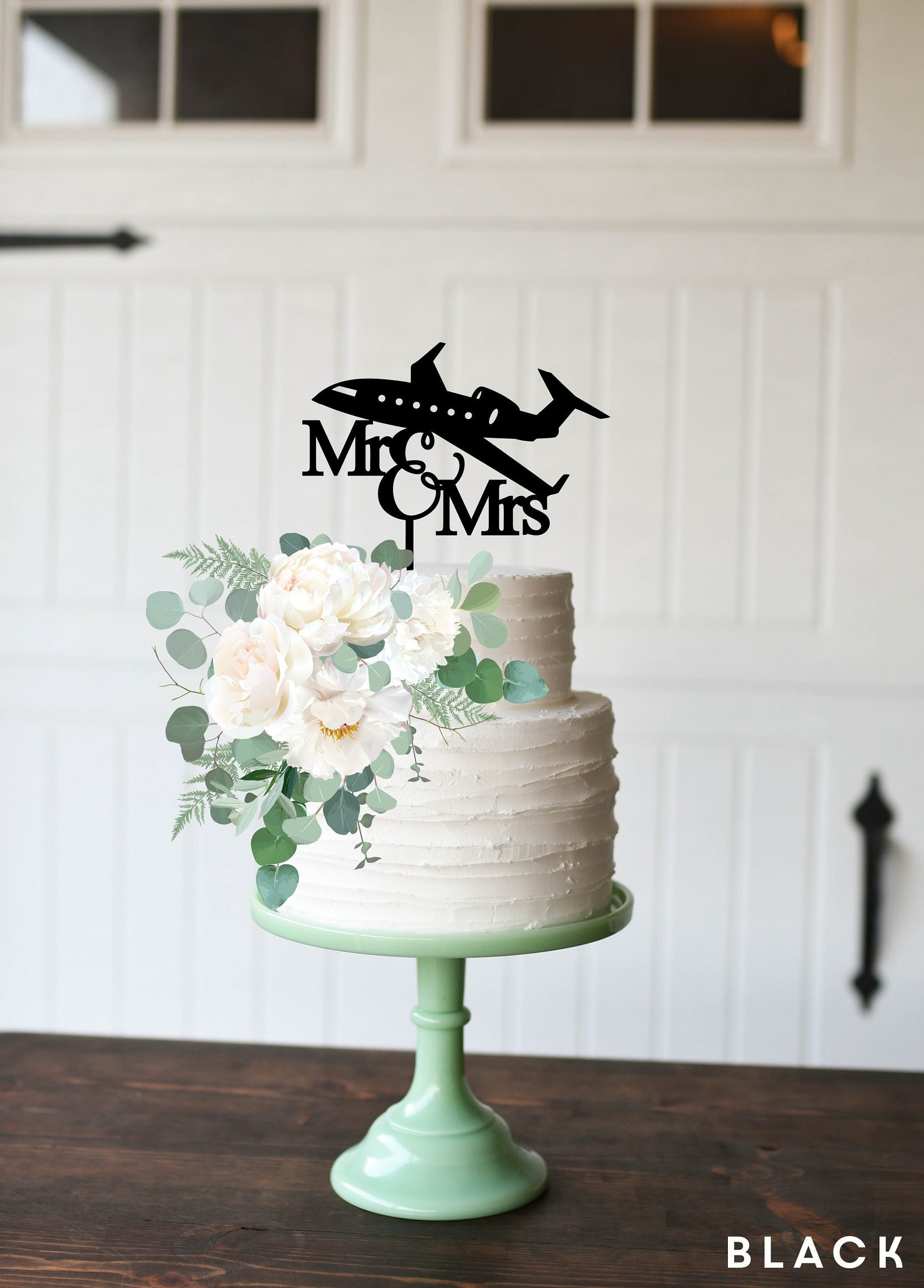 Airplane Wedding Cake Topper Pilot Wedding Cake Topper Mr Mrs - Etsy