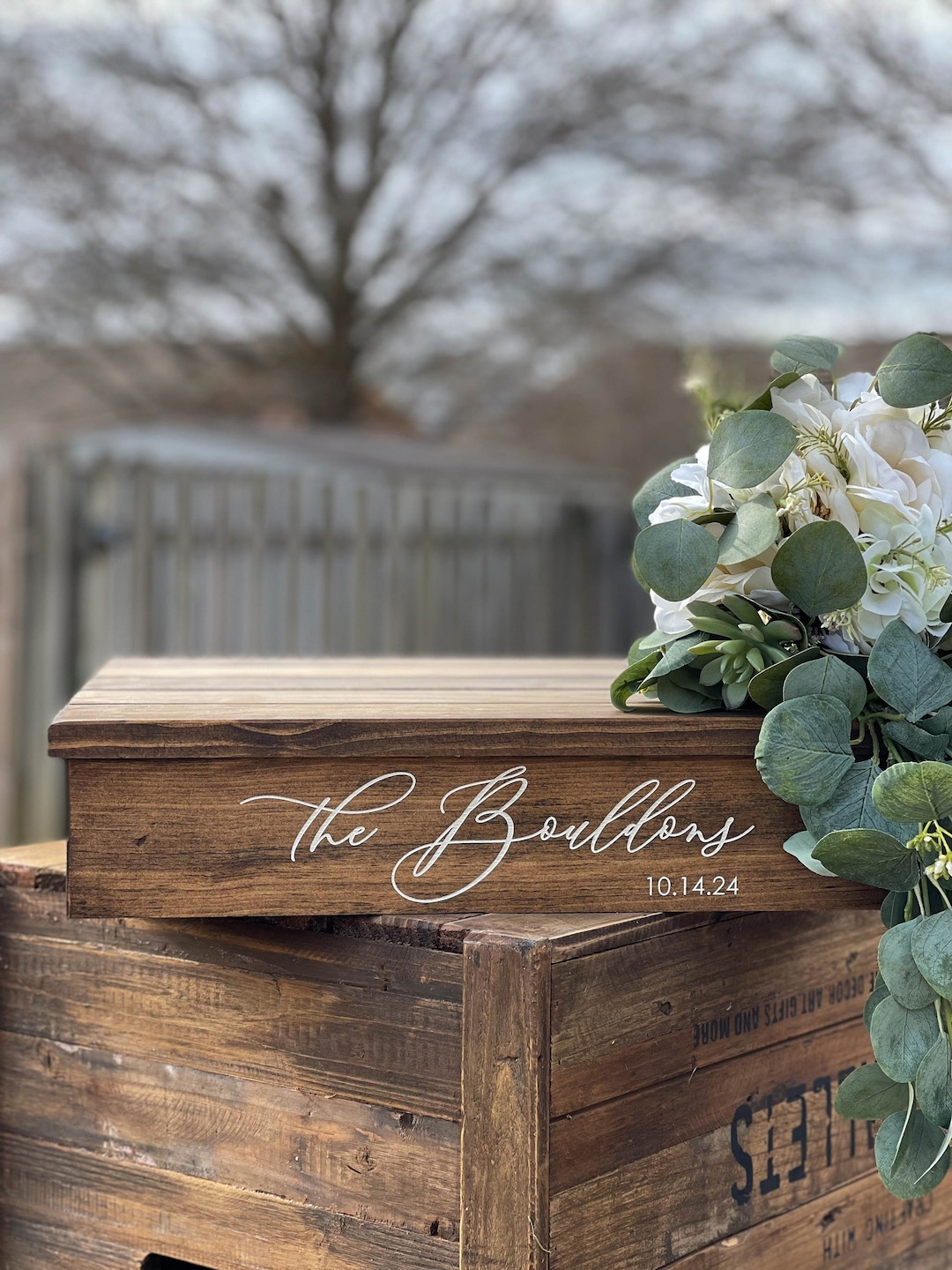 Rustic Wedding Cake Stand, Wood Cupcake Stand, Wood Cake Stand Custom ...