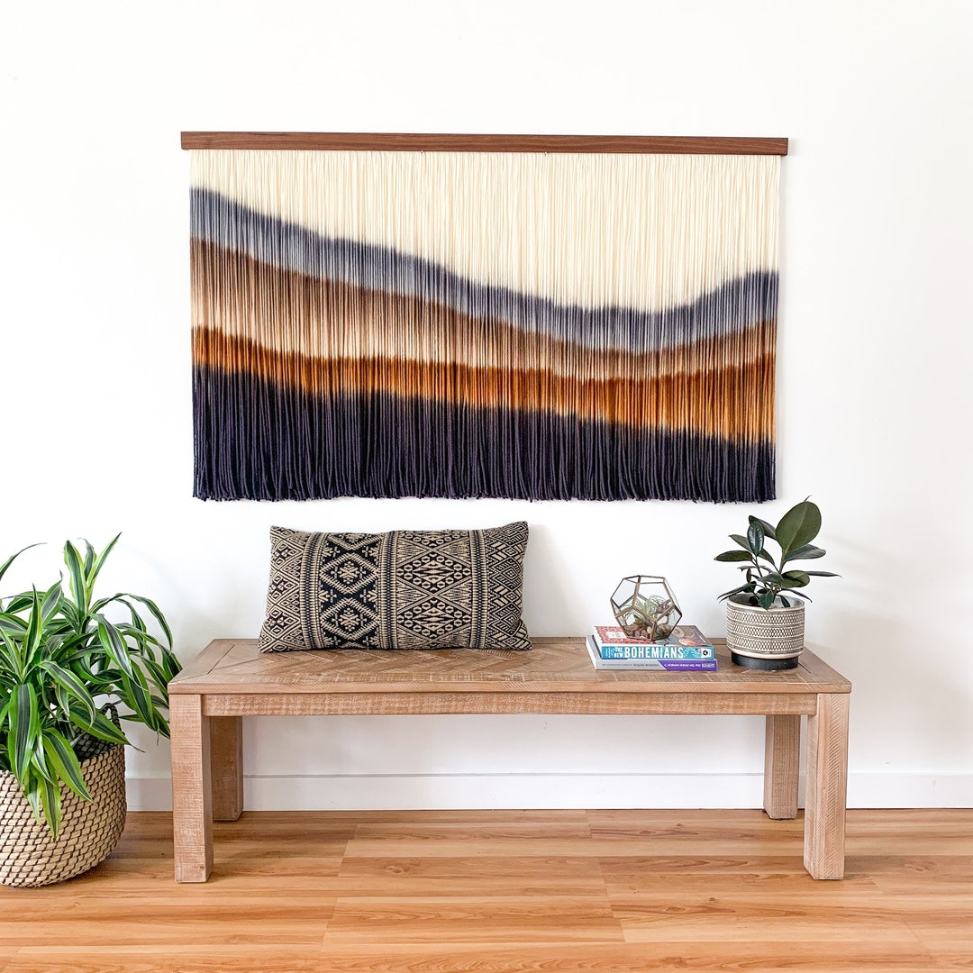 Damon Modern Dip Dyed Wall Hanging - Etsy