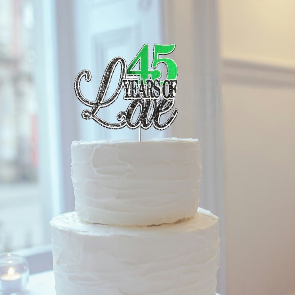 45th Birthday Cake - Etsy