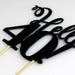 Hello 40 Cake Topper 1pc Glitter Cake Topper Birthday - Etsy