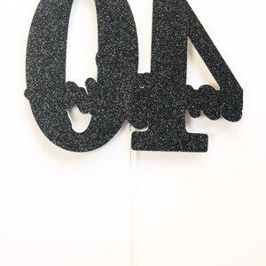 40 Something 3D Unique Birthday Cake Topper Handcrafted 41st, 42nd ...