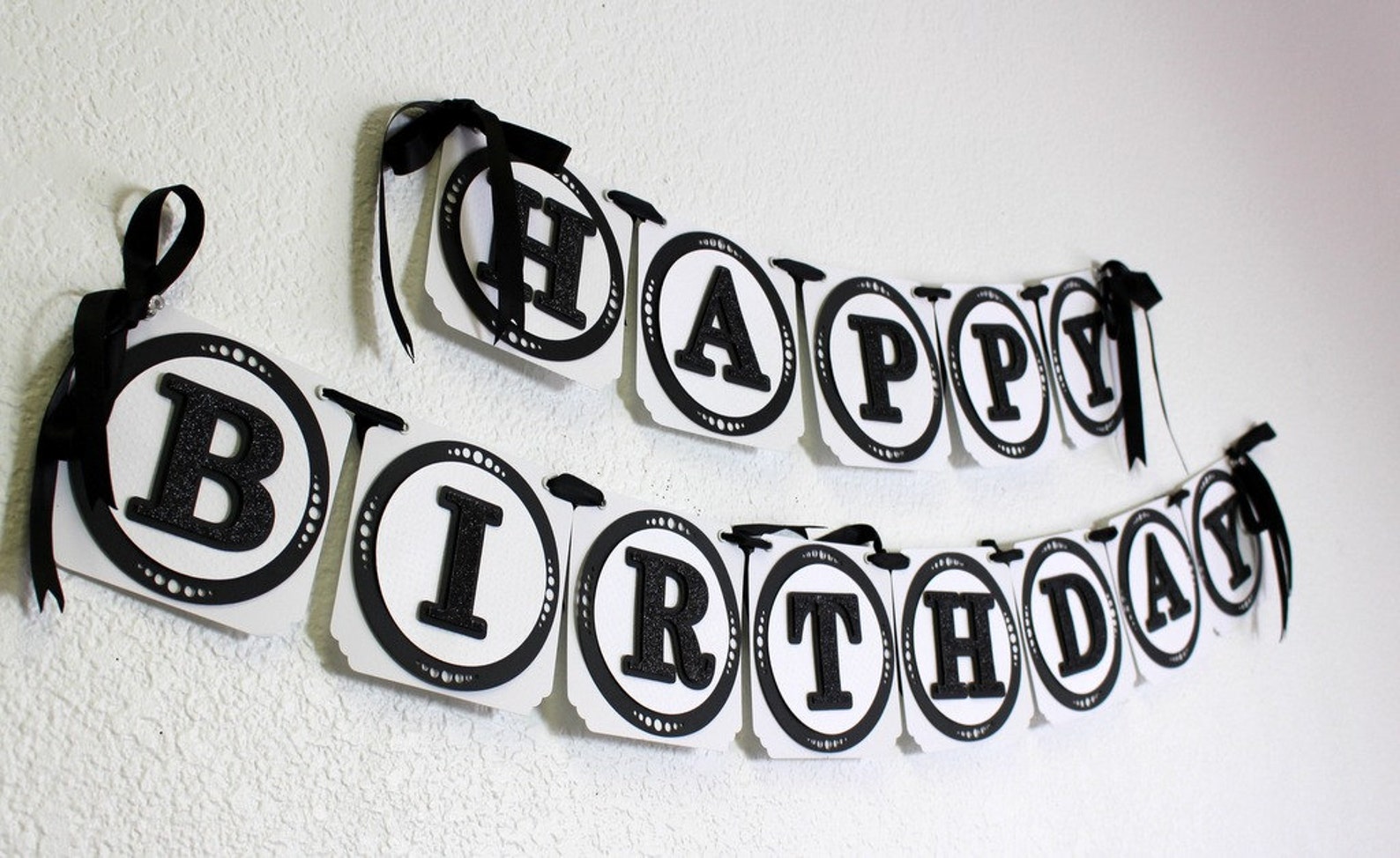 Happy Birthday Banner 1pc Birthday Decoration Custom Banner | Etsy