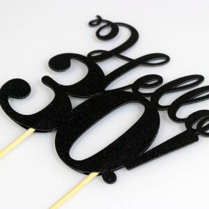 Hello 30 Cake Topper 1pc Glitter Cake Topper Birthday - Etsy