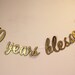50 Years Blessed Cursive Banner, 1 Set, 50th Birthday, 50th Anniversary ...