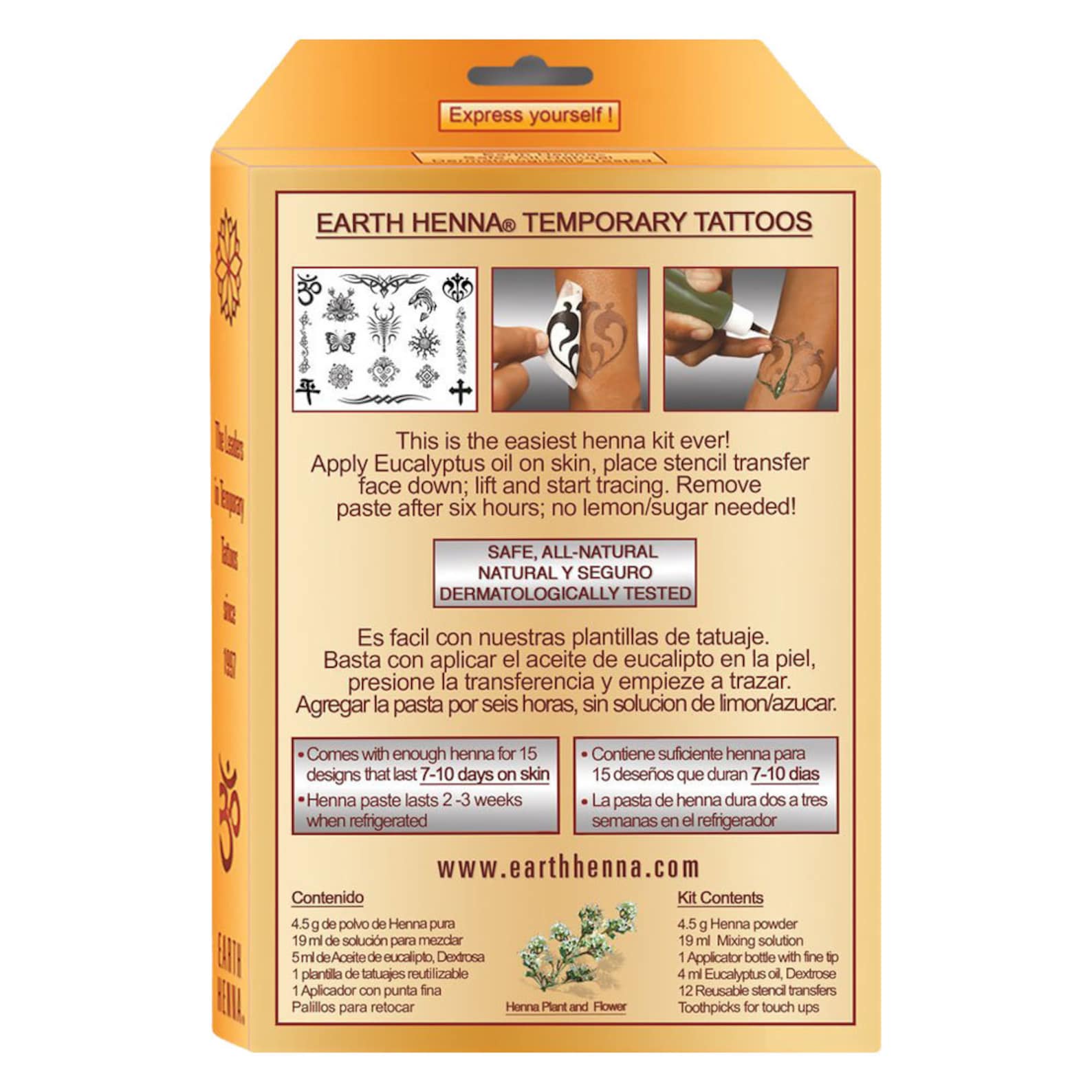 Henna / Organic Henna Kit / Best Henna Tattoo Kit / Henna - Etsy