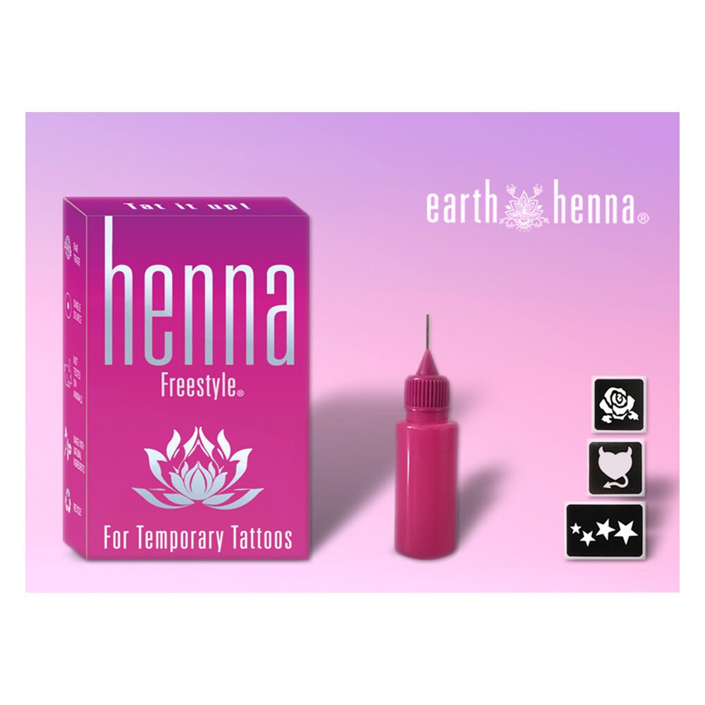 Organic Freestyle Henna Classic Kit / Best Natural Henna Temporary ...