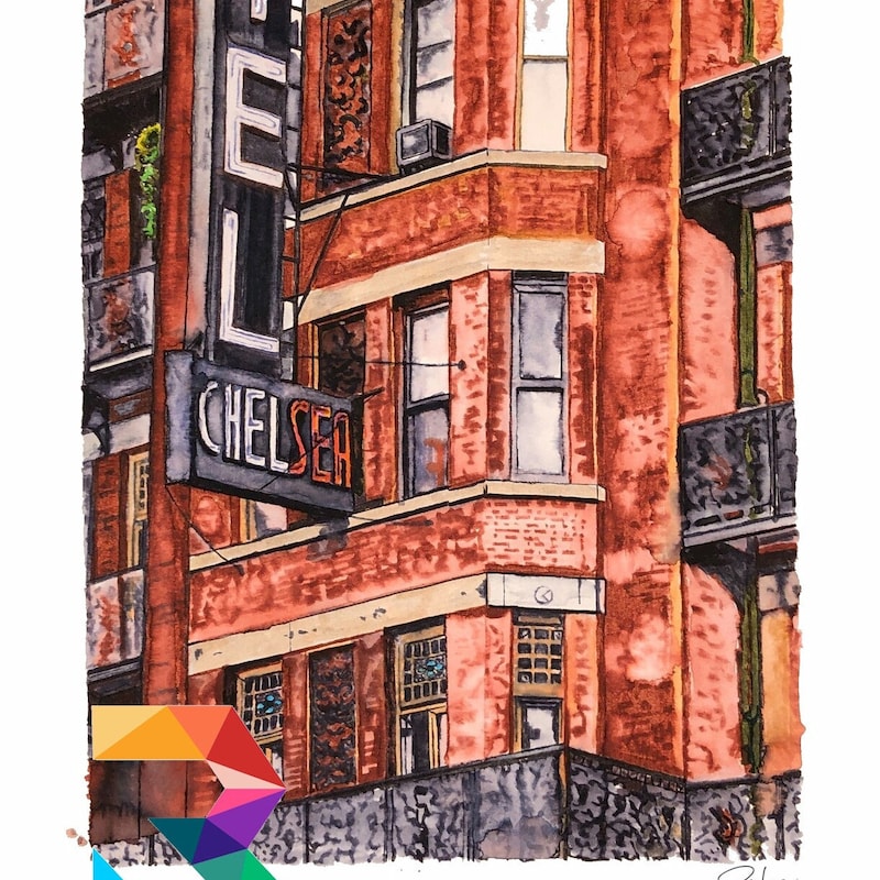 Hotel Chelsea Wall Art - Etsy