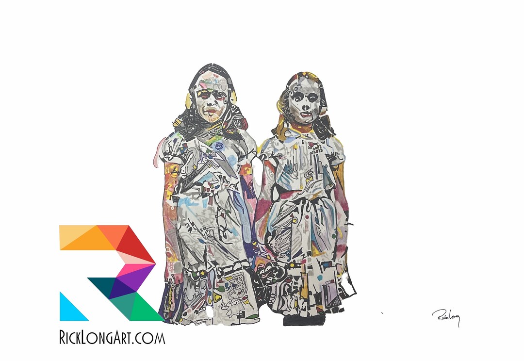 Original Watercolor Art "those Grady Girls" Featuring the Shining Twins ...