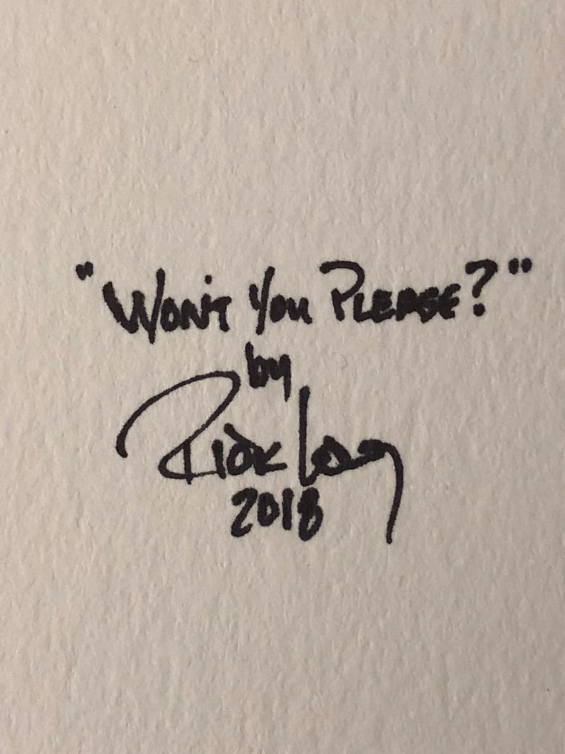 HAND DRAWN Original Watercolor Art would You - Etsy