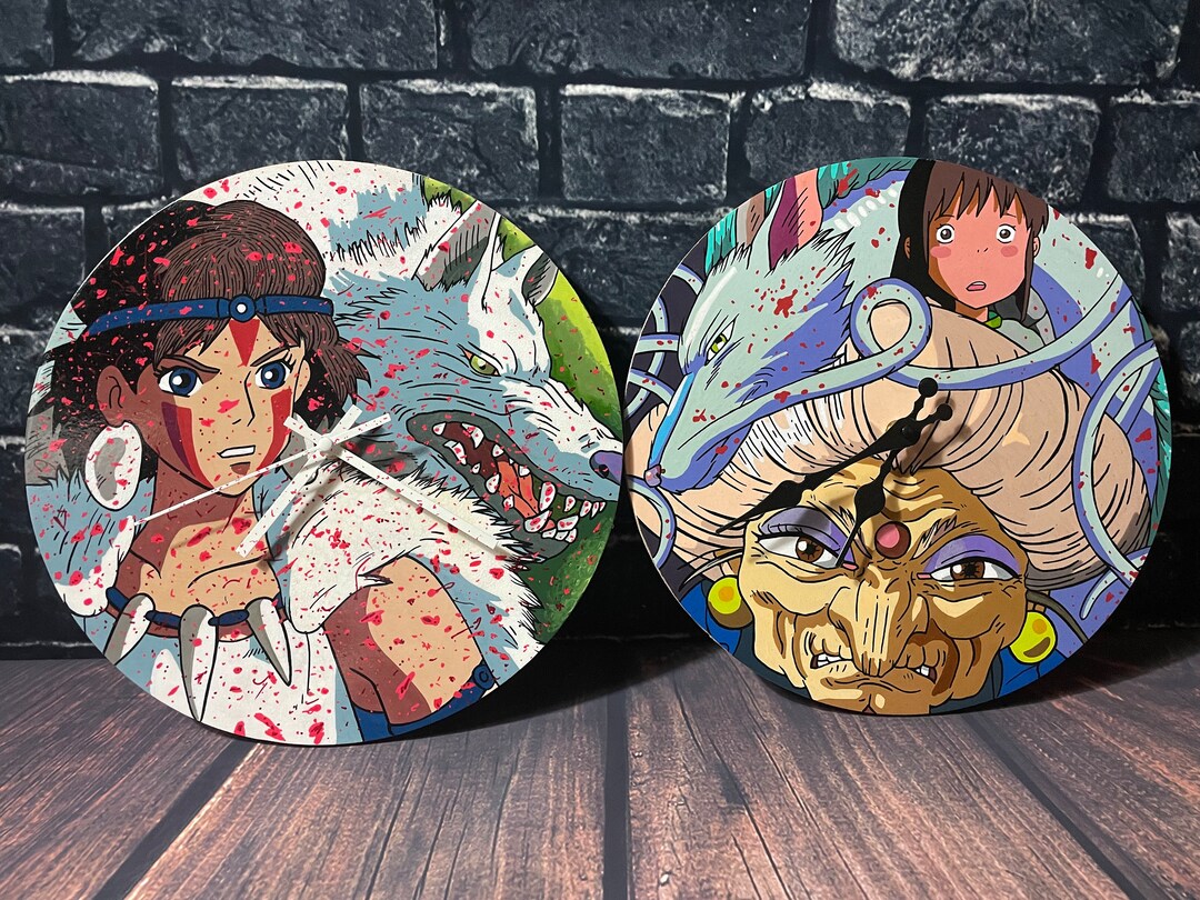 12” Wooden Anime Clock - Etsy